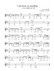 나는 예배자입니다 I Am Here To Worship 영어 악보 Eb Key F Key G Key 영어 가사 네이버 블로그